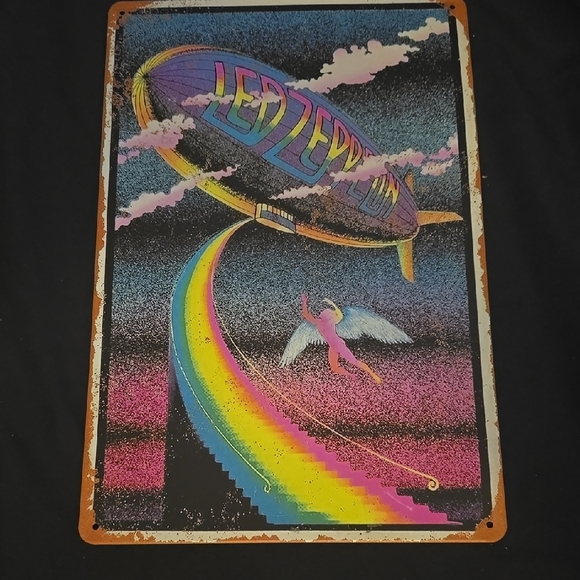 Posters and more | Wall Decor | Led Zeppelin Aluminum Tin Decorative ...